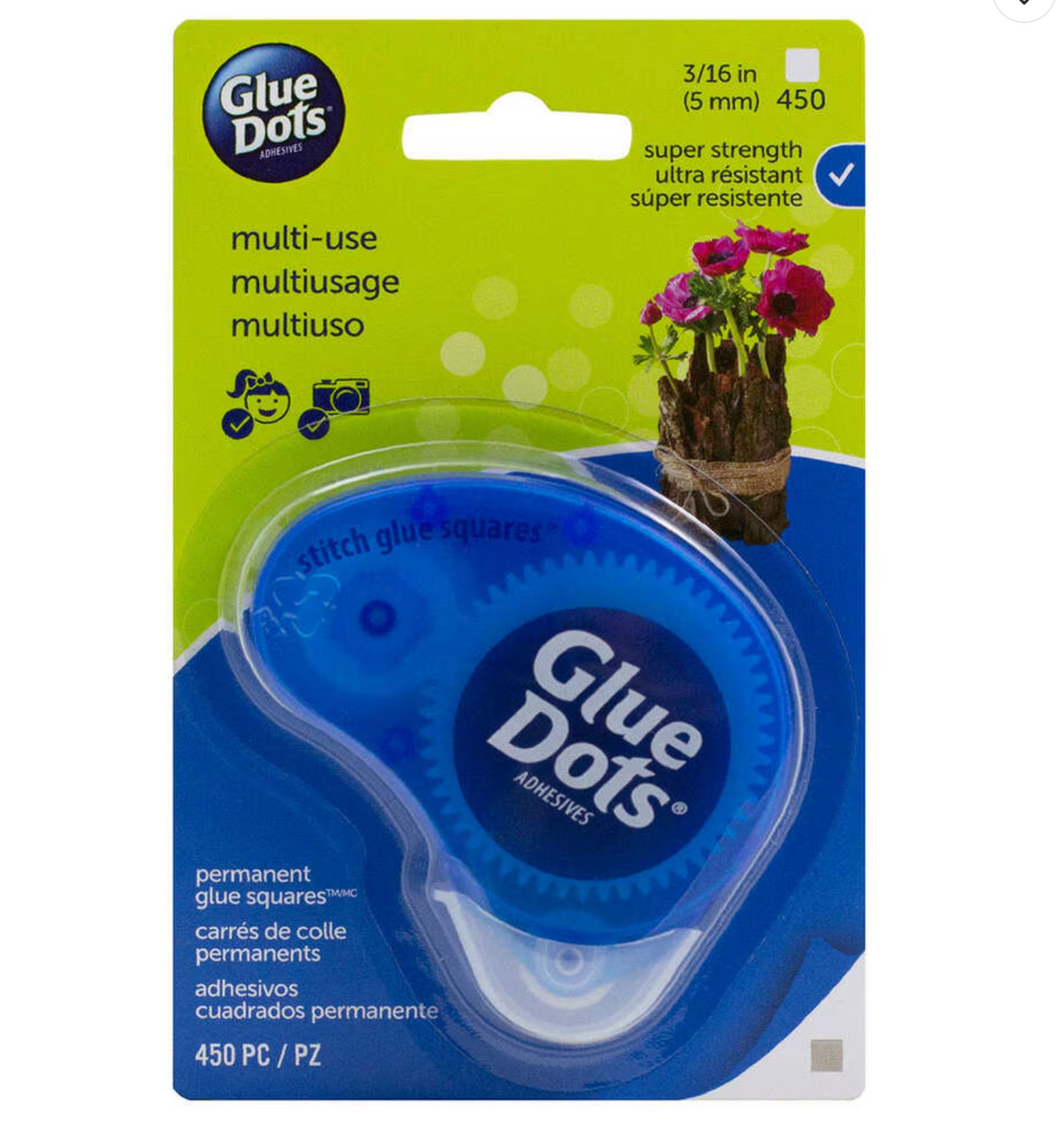 Glue Dots Non Refillable Tape Runner with Permanent Glue Squares ...