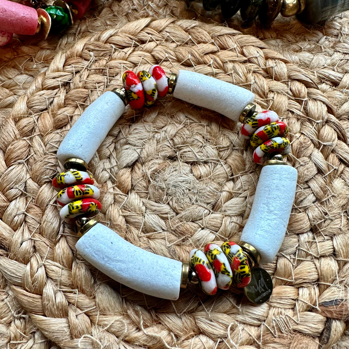 Imani - White + Red – Artistic Fusion Craft Studio